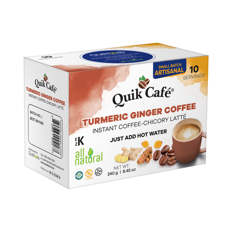 Turmeric Ginger Coffee Latte